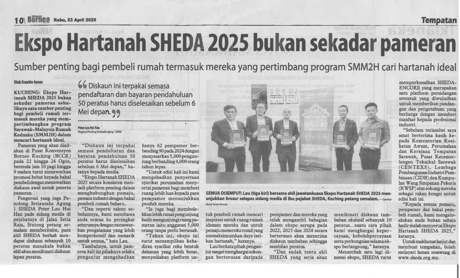 SHEDA - Sarawak Housing And Real Estate Developers' Association